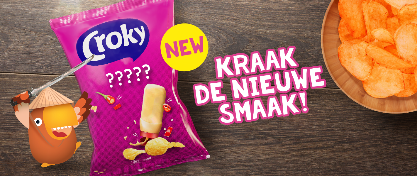 WEDSTRIJD KRAAK DE NIEUWE CROKY SMAAK | Croky